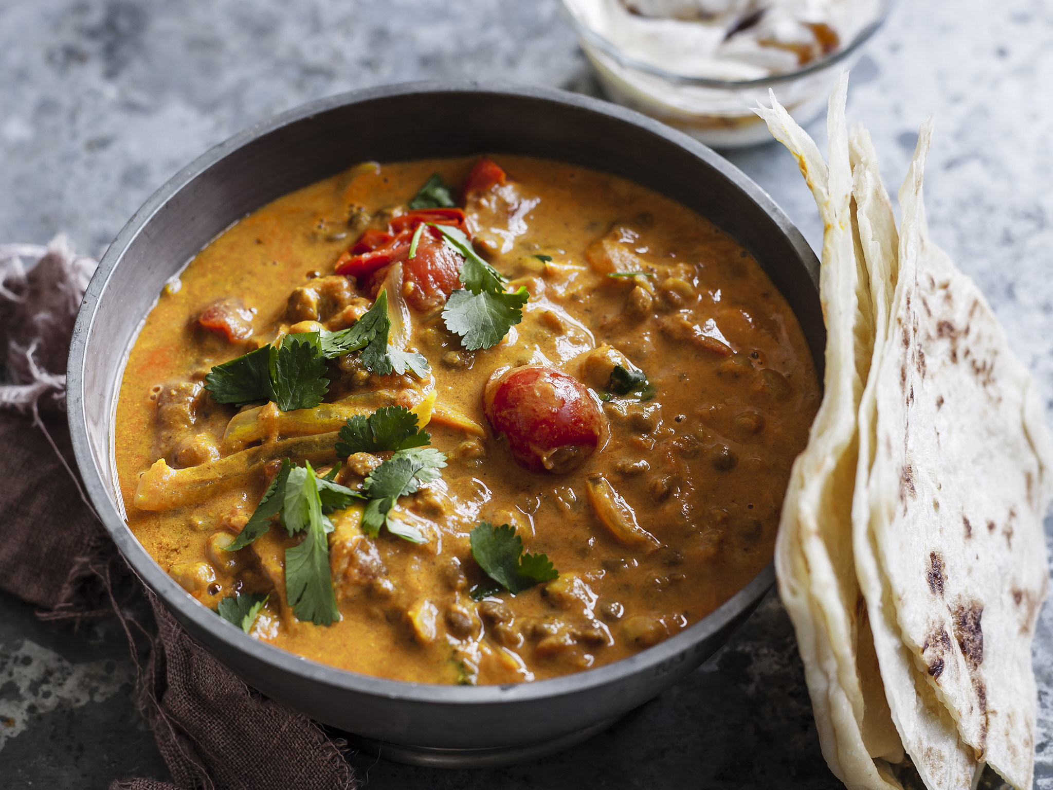 Dhal curry with chutney yoghurt | Women's Weekly Food