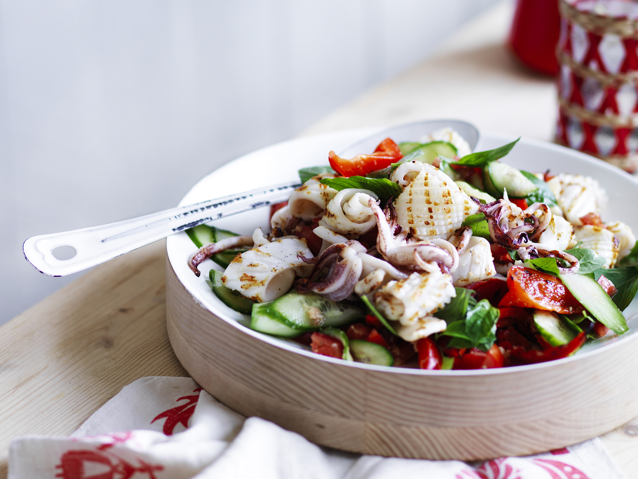 Barbecued squid salad | Women's Weekly Food