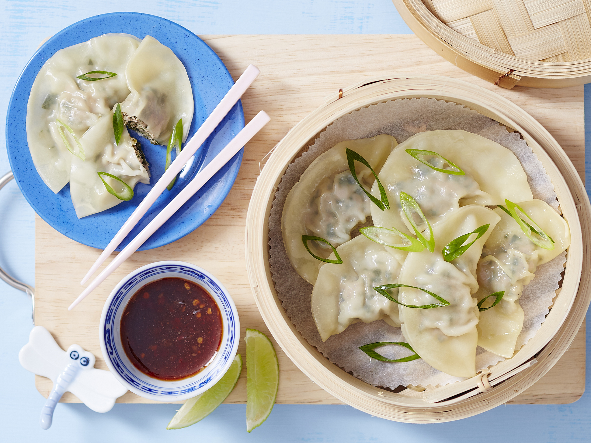 Pork and gai lan dumplings | Women's Weekly Food
