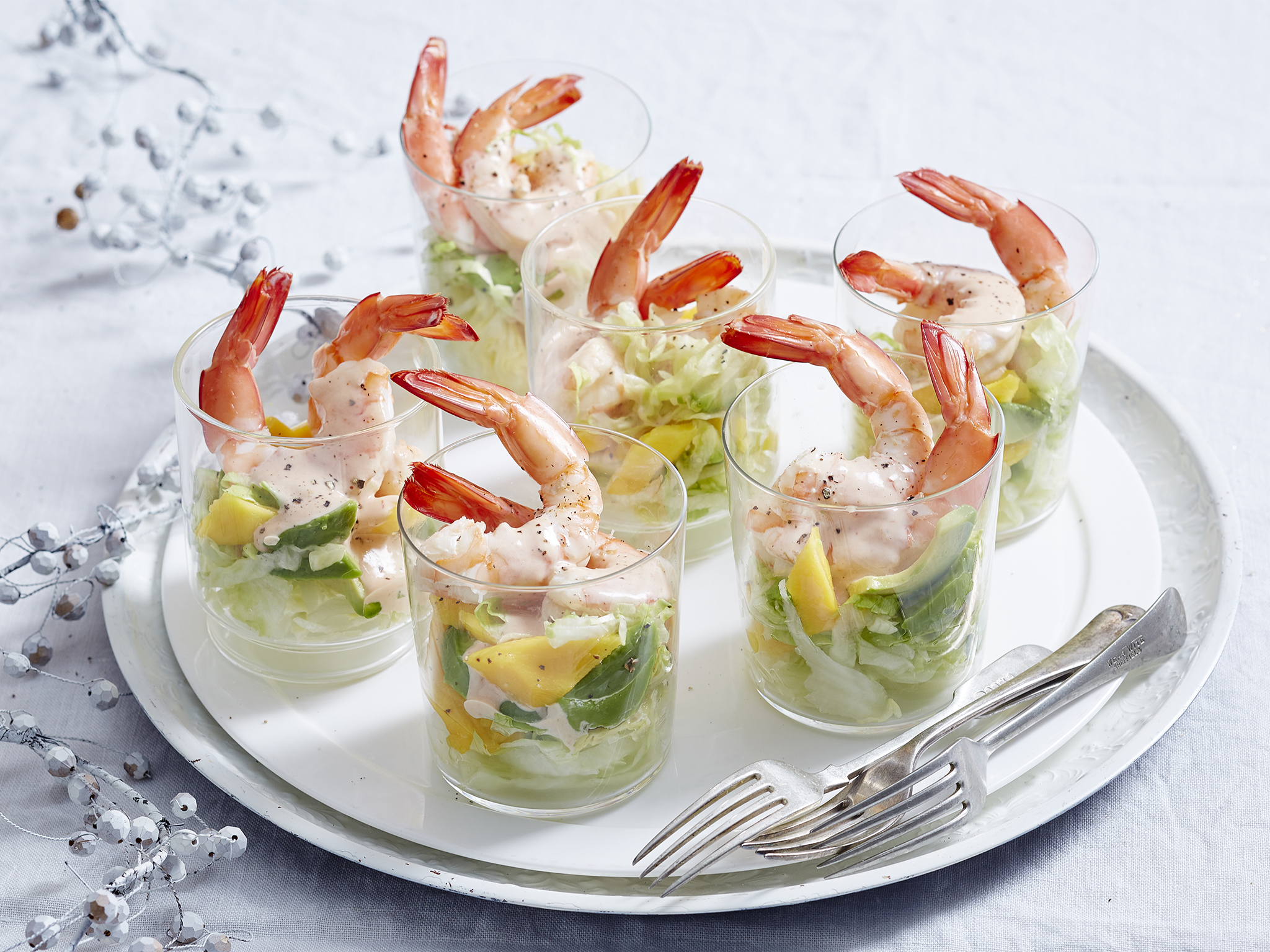 Prawn, mango and avocado cocktails | Women's Weekly Food