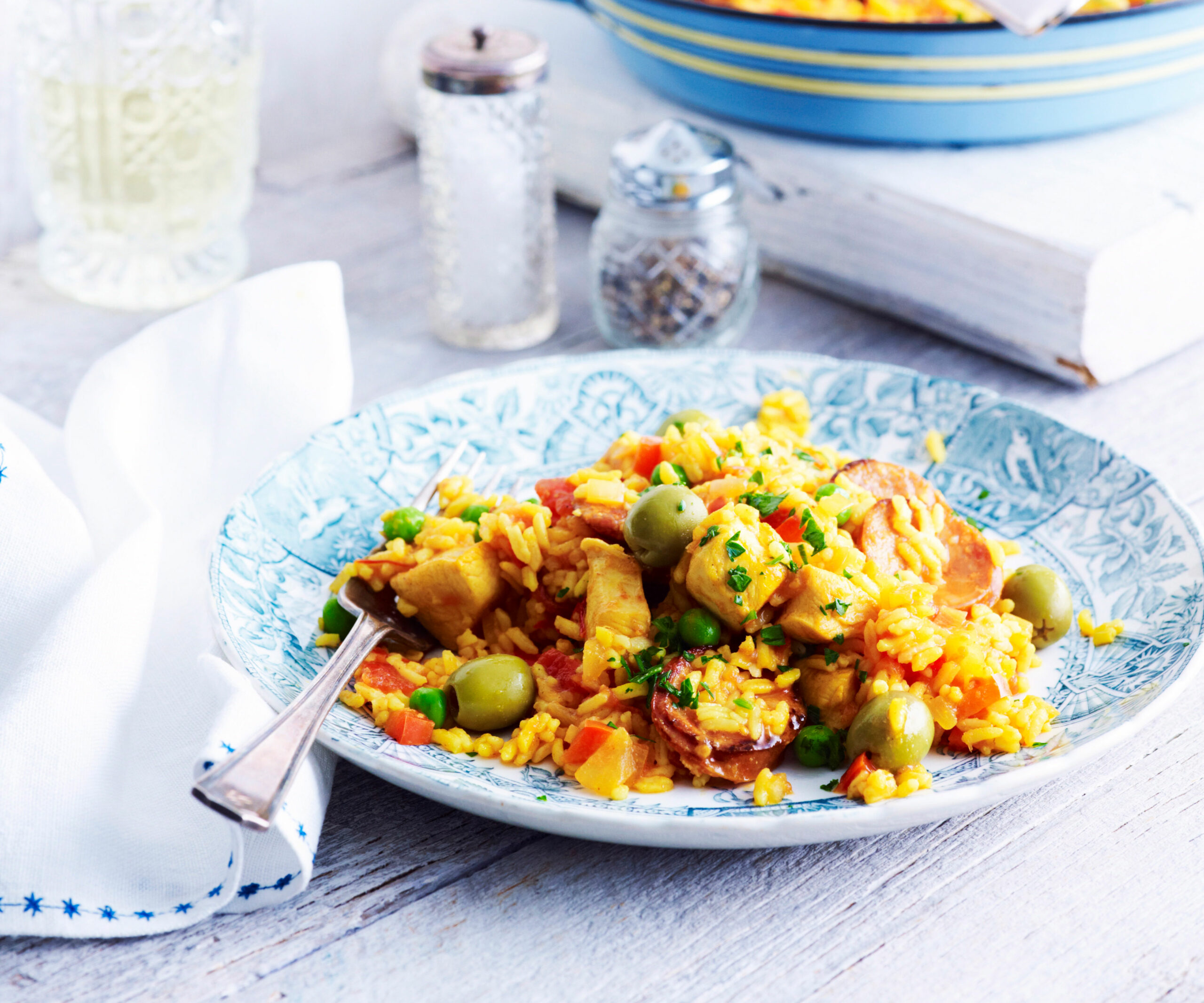 Chicken and chorizo paella in a slow cooker | Women's Weekly Food