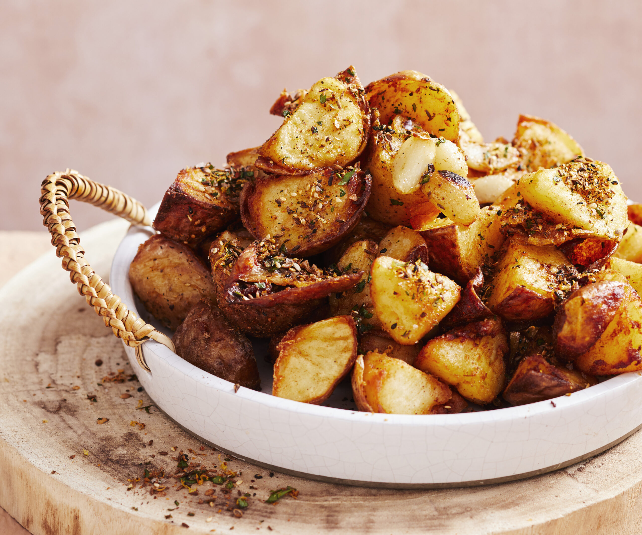 Crispy Middle Eastern seed and spice fried potatoes | Women's Weekly Food