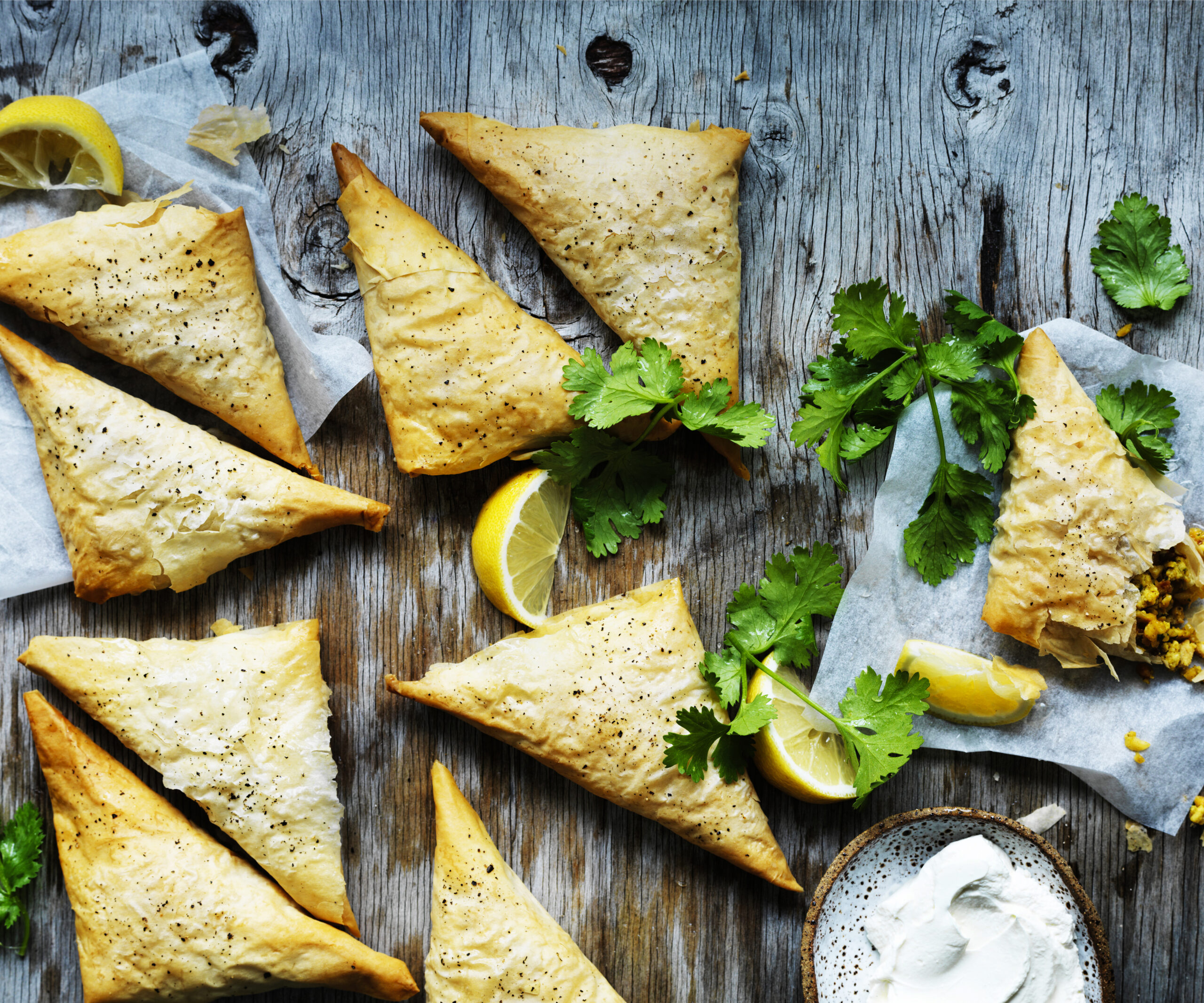 Chicken pastilla triangles | Women's Weekly Food