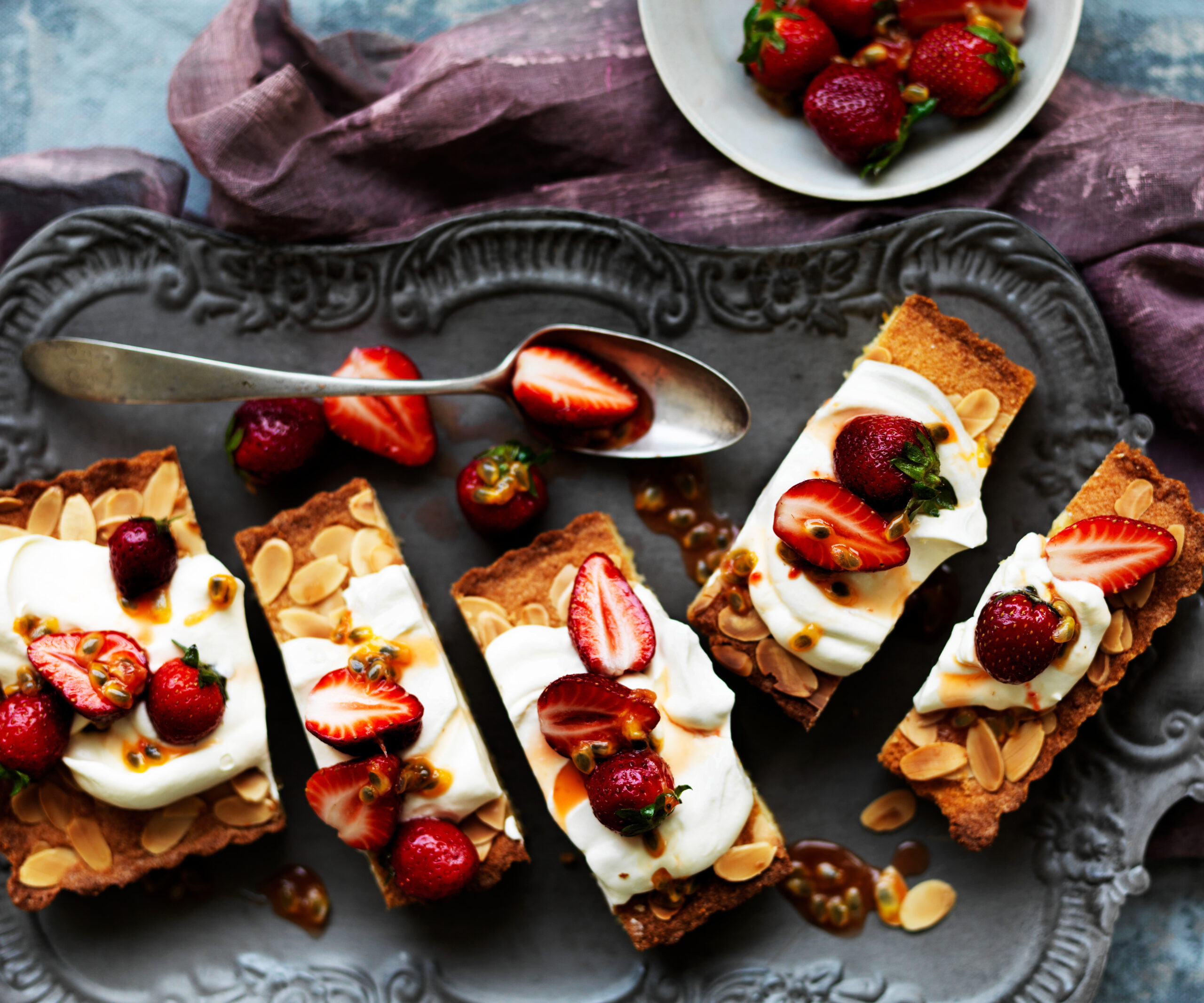 Strawberry and passionfruit frangipane cake | Women's Weekly Food