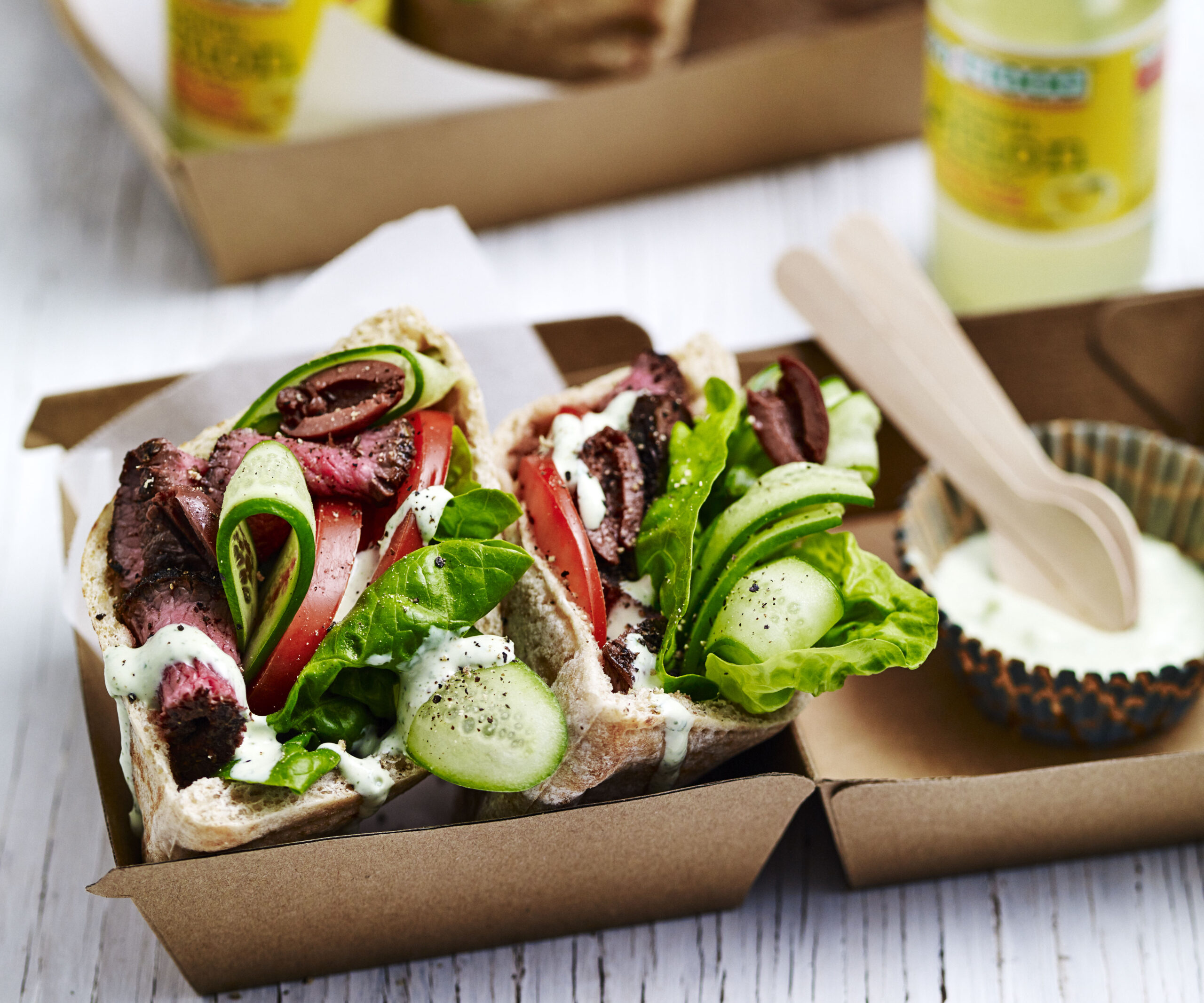 Greek salad lamb pitta pockets | Women's Weekly Food