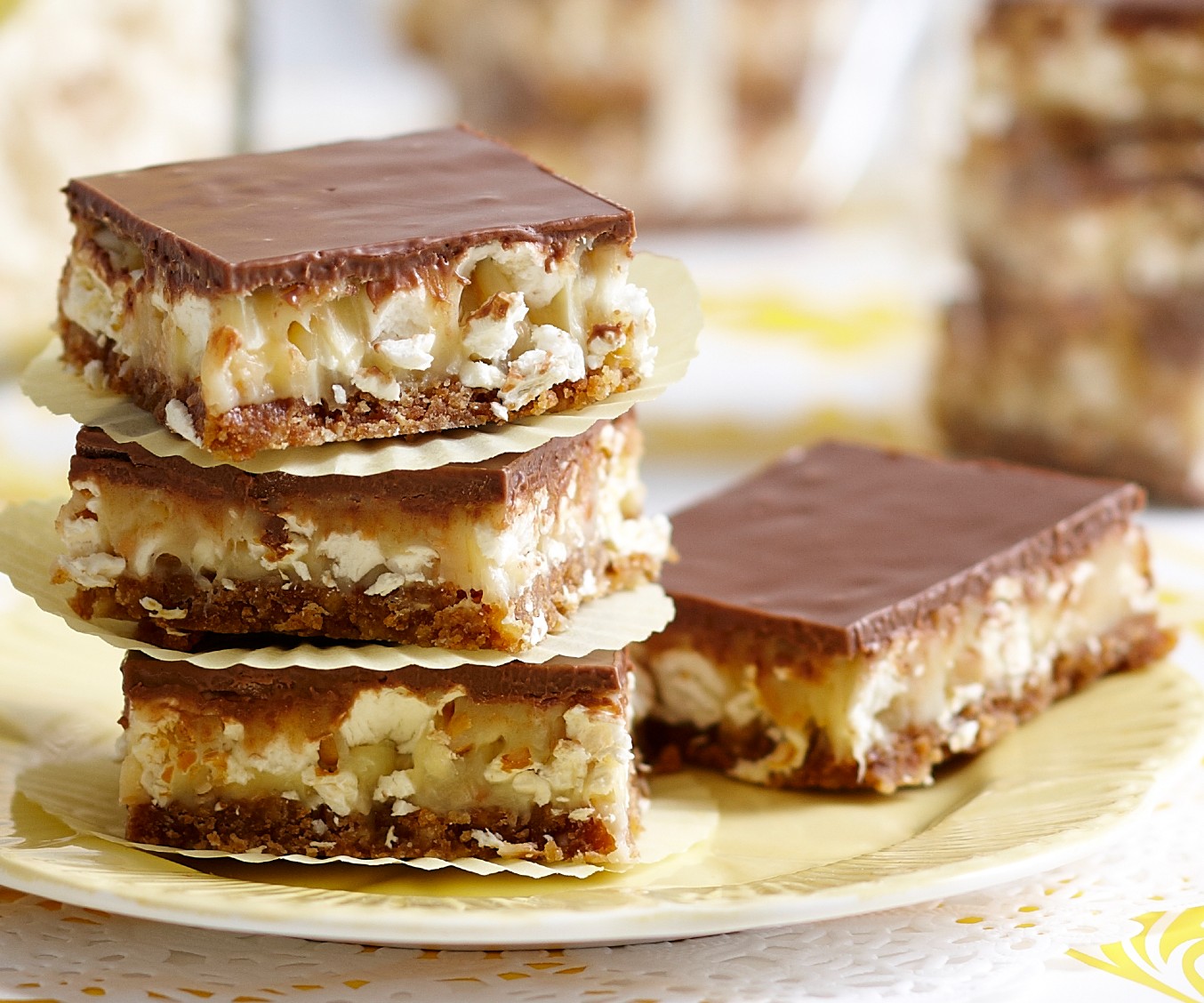 Popcorn butterscotch squares | Women's Weekly Food
