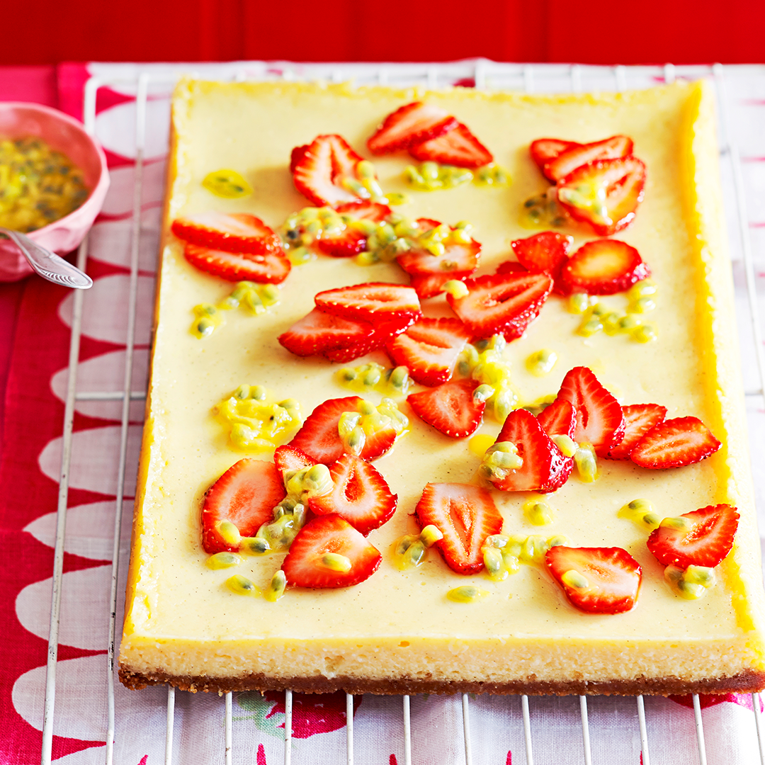 Julie Goodwin's sour cream cheesecake slice | Women's Weekly Food